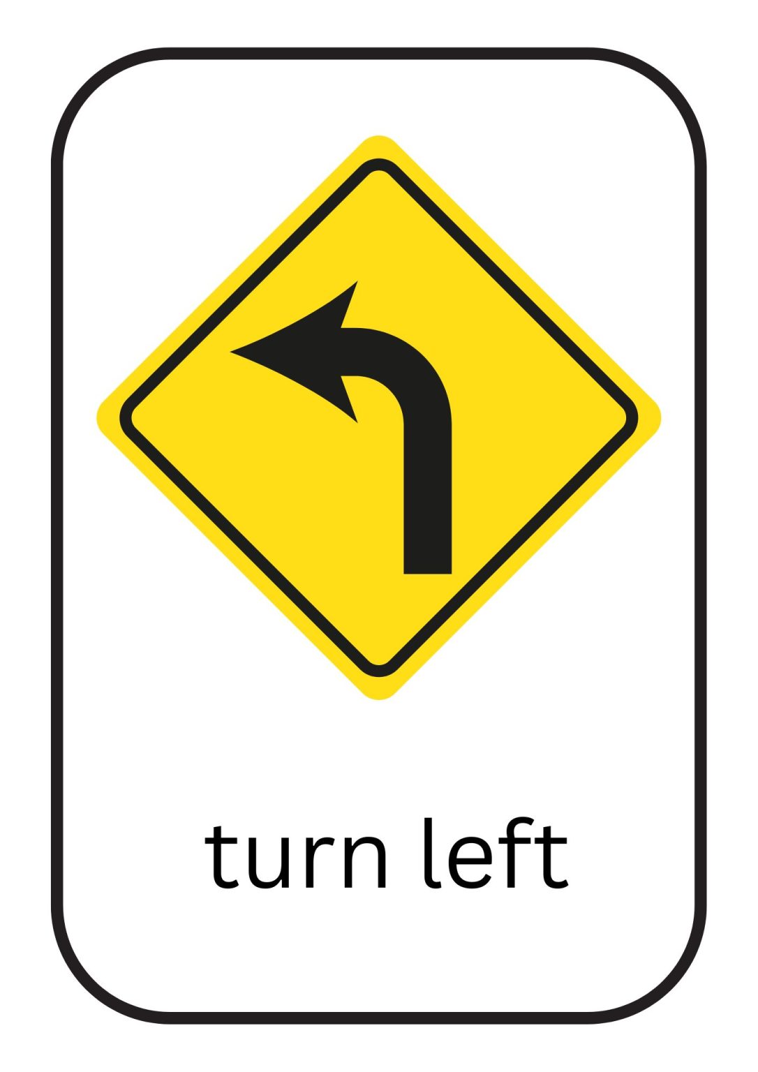 Traffic Signs Flashcards - govincards.com