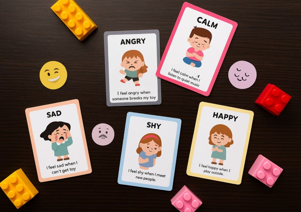Emotions Flashcards for Kids – govincards.com