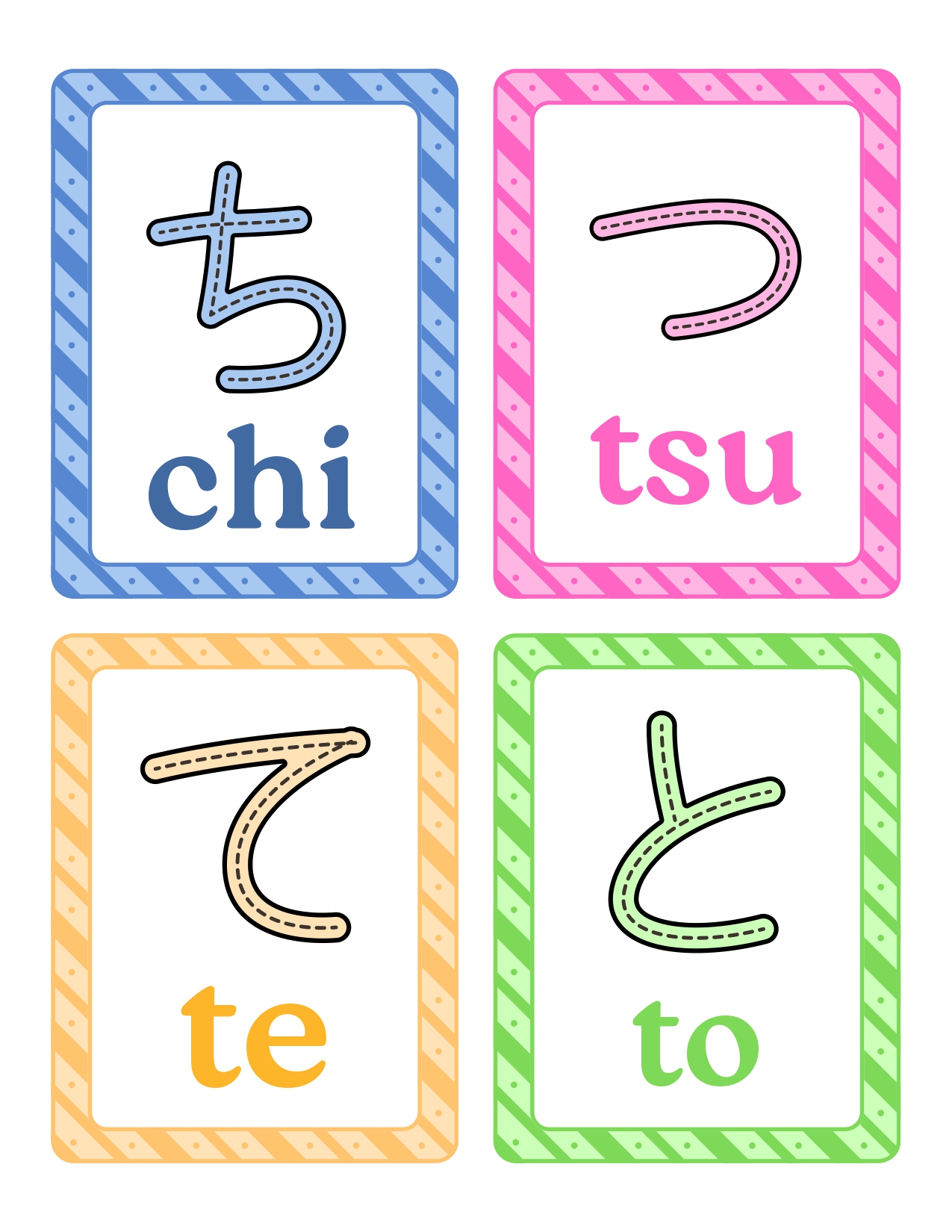 Printable Hiragana Flashcards – govincards.com
