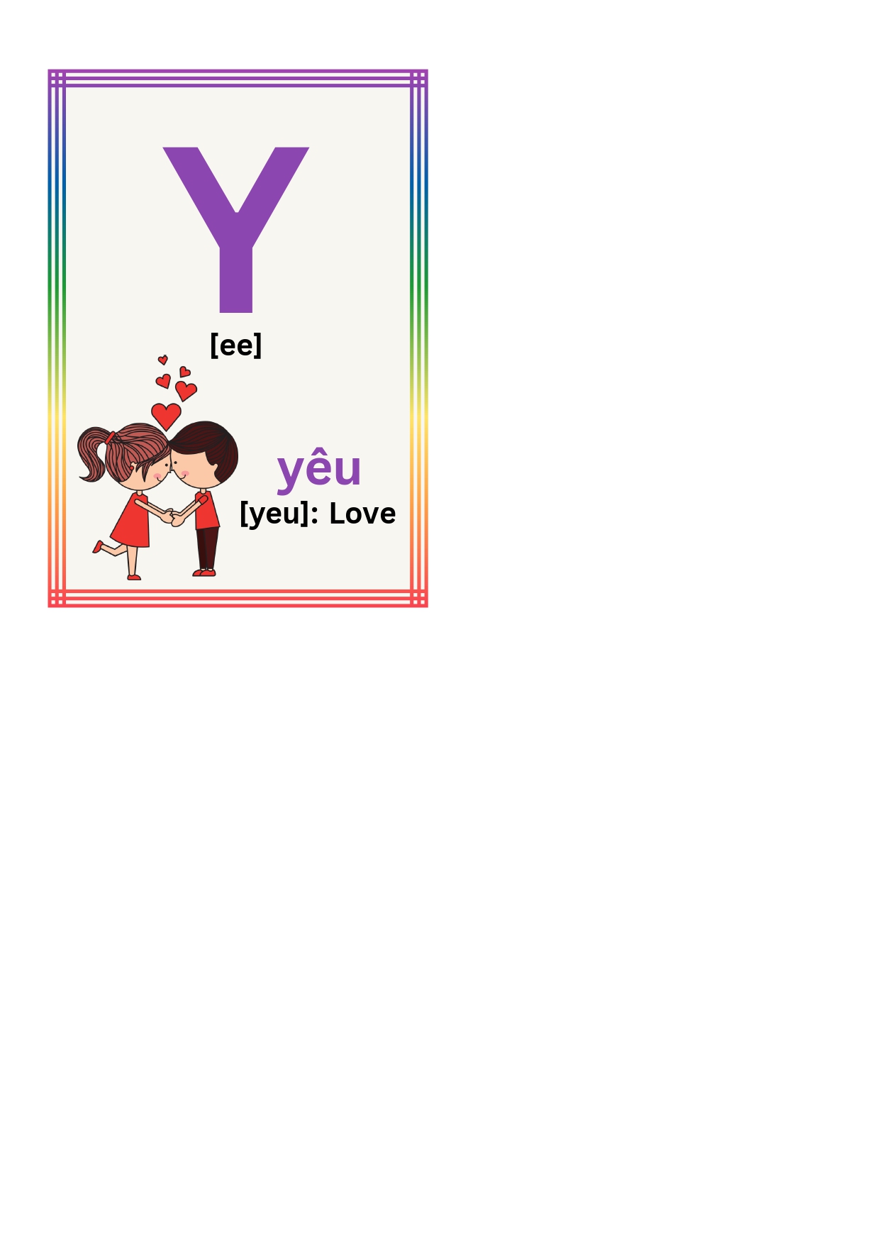 Vietnamese Alphabet Flashcards for Kids - govincards.com