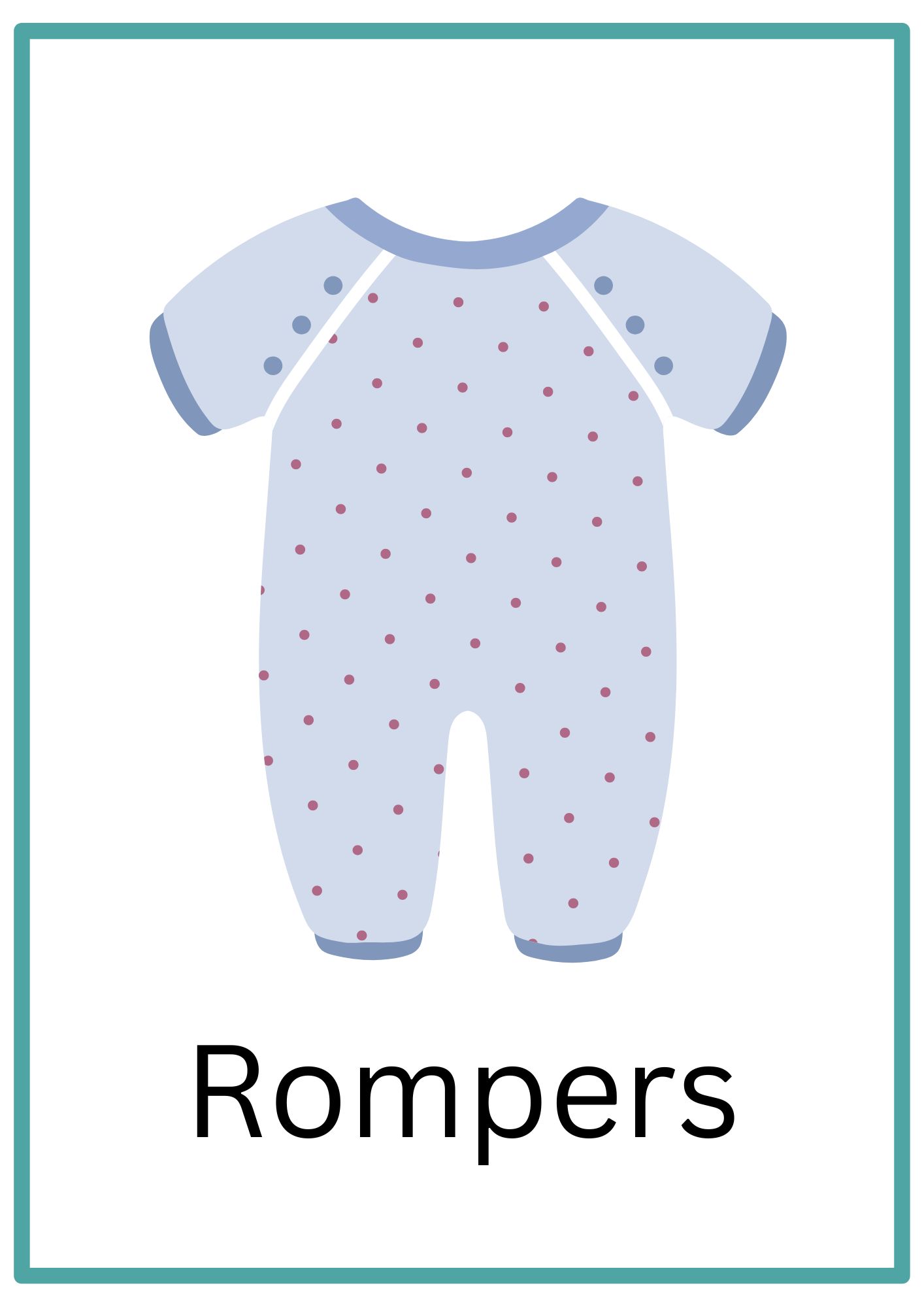 Clothes Flashcards’ For Kids – govincards.com