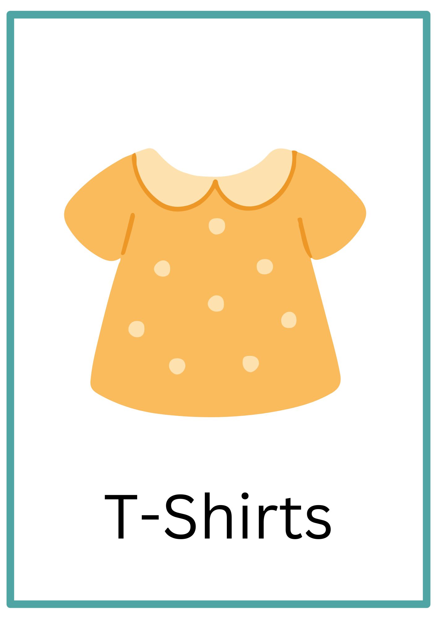 Clothes Flashcards’ For Kids – govincards.com