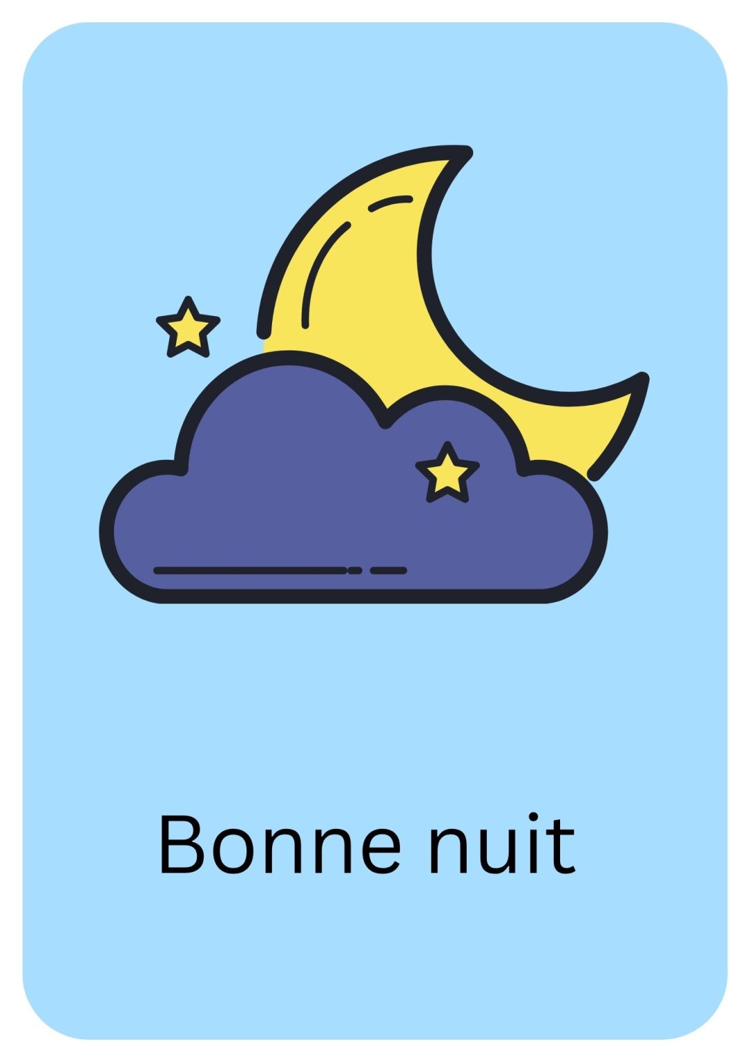 Printable French Greetings Flashcards for Kids - govincards.com