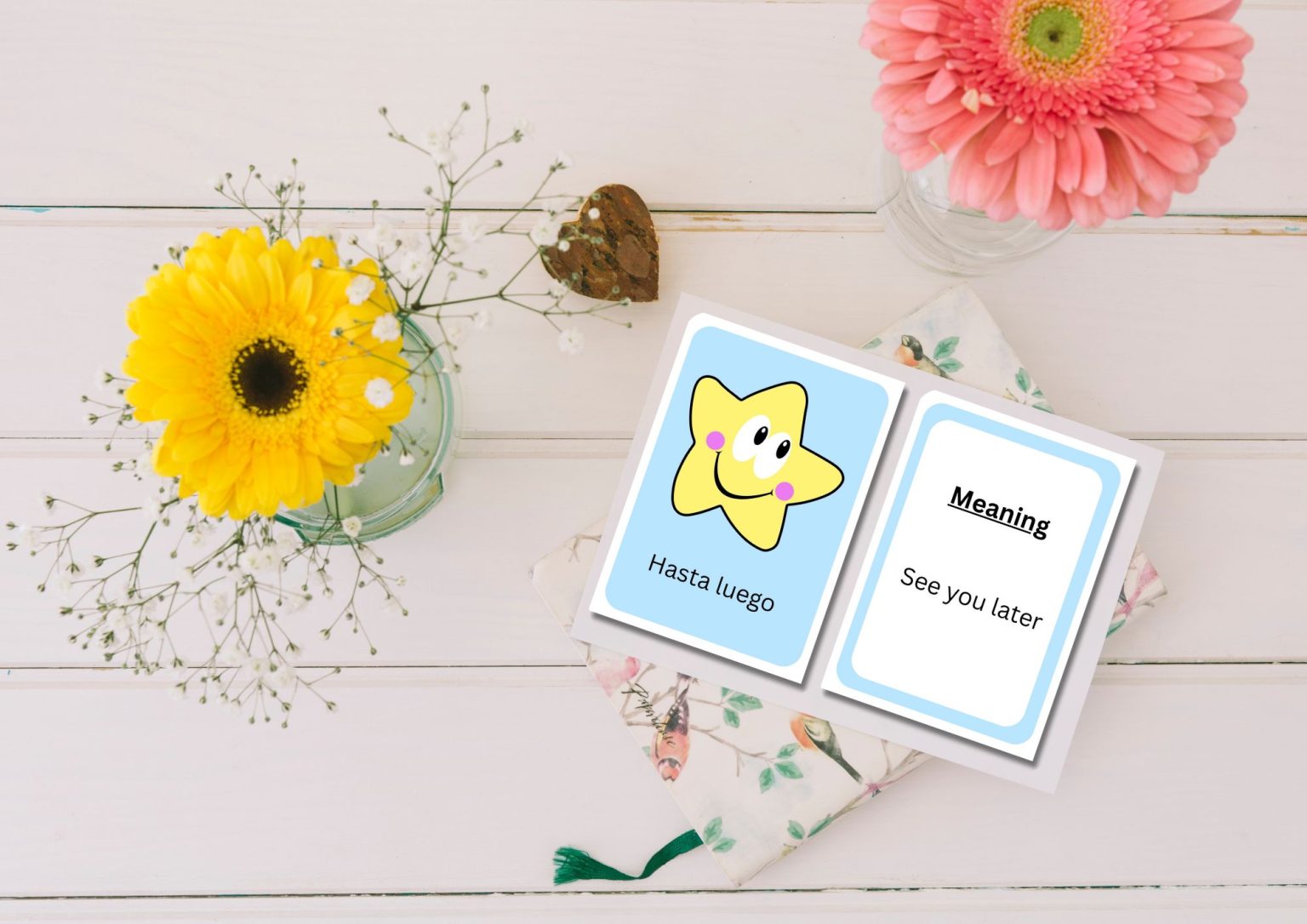 Spanish Greetings Flashcards - govincards.com