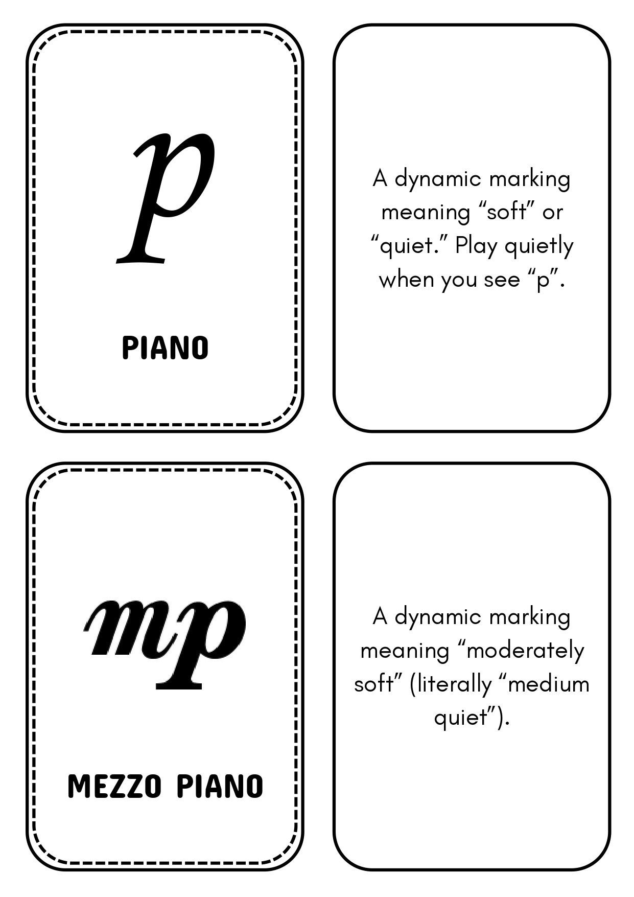 Printable Music Flashcards – govincards.com