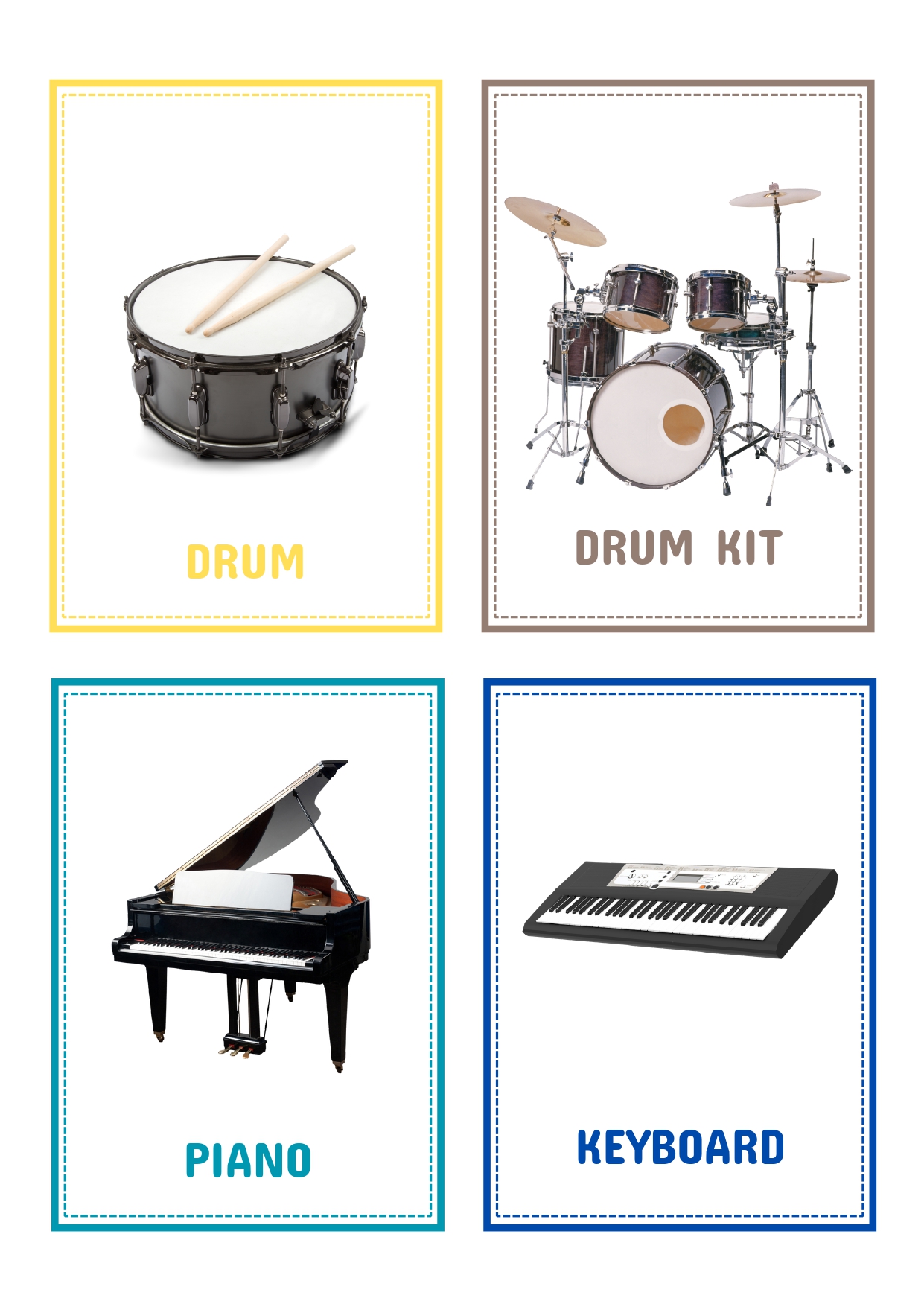 Printable Music Flashcards – govincards.com