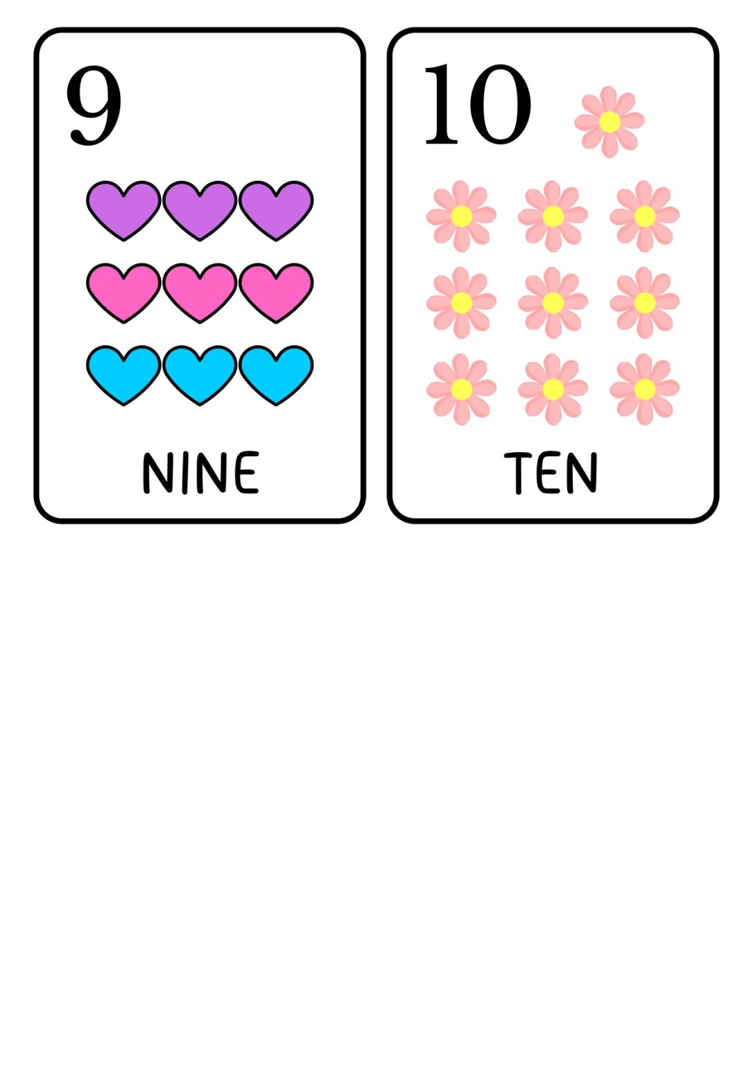Printable Flashcards for 2-Year-Olds - govincards.com